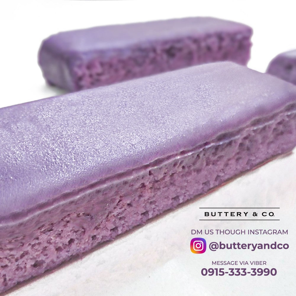 Ube Caramel Cake Slice – Buttery and Co